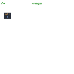 Tirar los dados - Python with Data | Codesters Curriculum