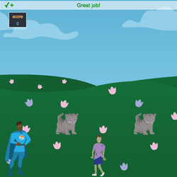 Zombie Kitten Attack! - Intro to Python - Part 2 | Codesters Curriculum