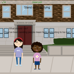 Game Example - Dialogue - CS TechJam | Codesters Curriculum