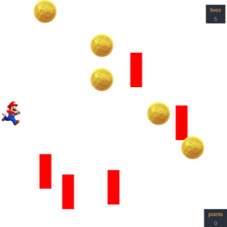 Mario with Obstacles and collision | Codesters Project