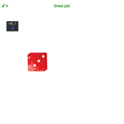 Tirar los dados - Python with Data | Currículo en Codesters