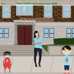 We Can Stop COVID PSA - Hour of Code 2020 | Codesters Curriculum