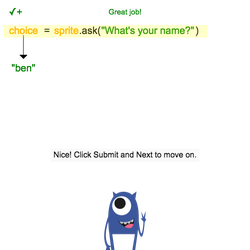 Bandera alienígena - Python with Graphics V1 | Codesters Curriculum
